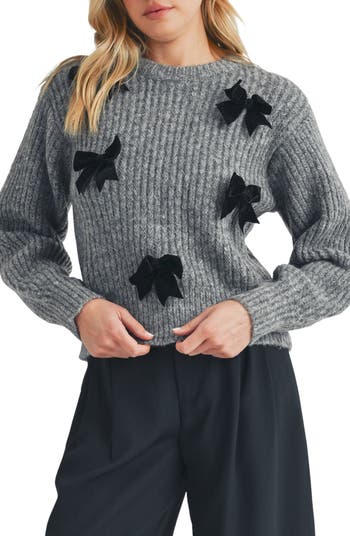 Lush Bow Embellished Sweater | Nordstromrack