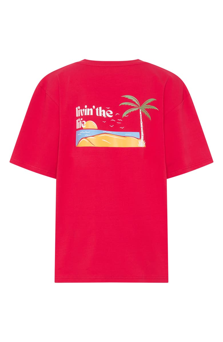 TINY TRIBE Kids' Livin' the Life Cotton Graphic T-Shirt | Nordstrom