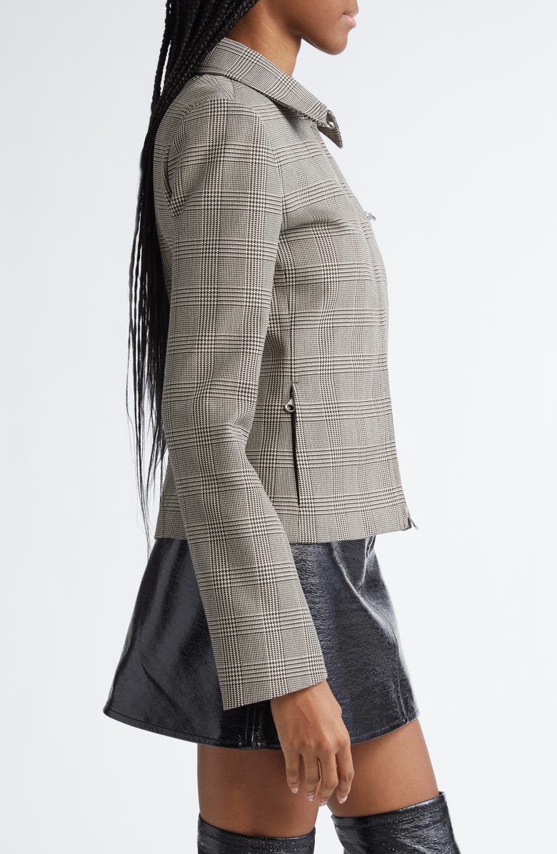 Courrèges Glen Plaid Wool Blend Jacket | Nordstromrack