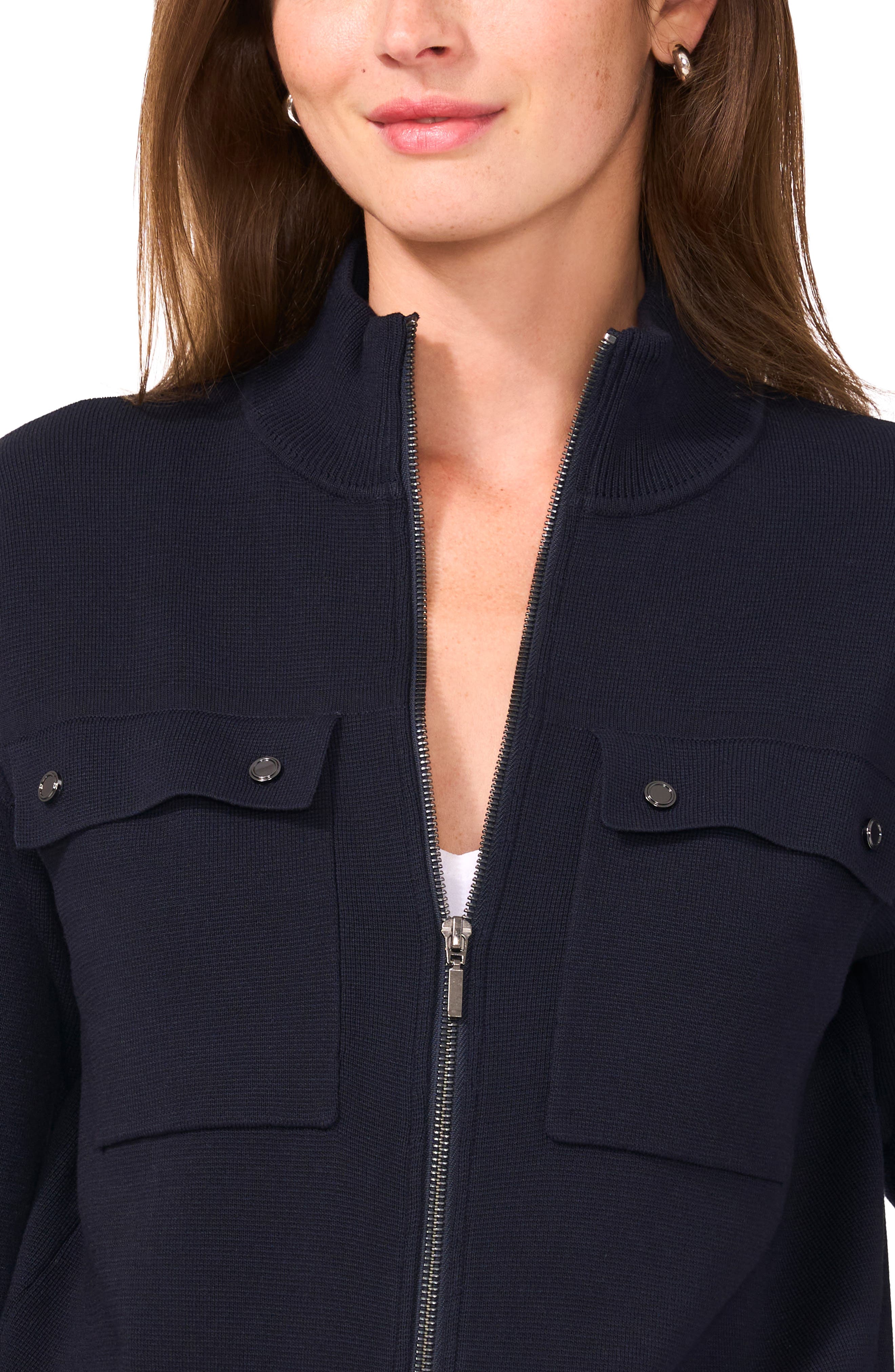 Halogen® Collared Crop Cardigan | Nordstromrack