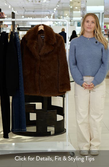 Steve Madden Kindra Faux Fur Coat | Nordstromrack