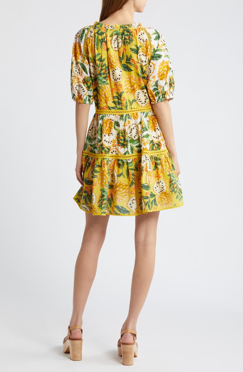 FARM Rio Biriba Print Cotton Minidress | Nordstromrack