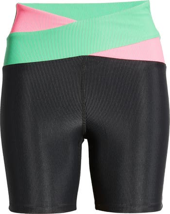 Beach Riot Cora Rib Bike Shorts | Nordstromrack