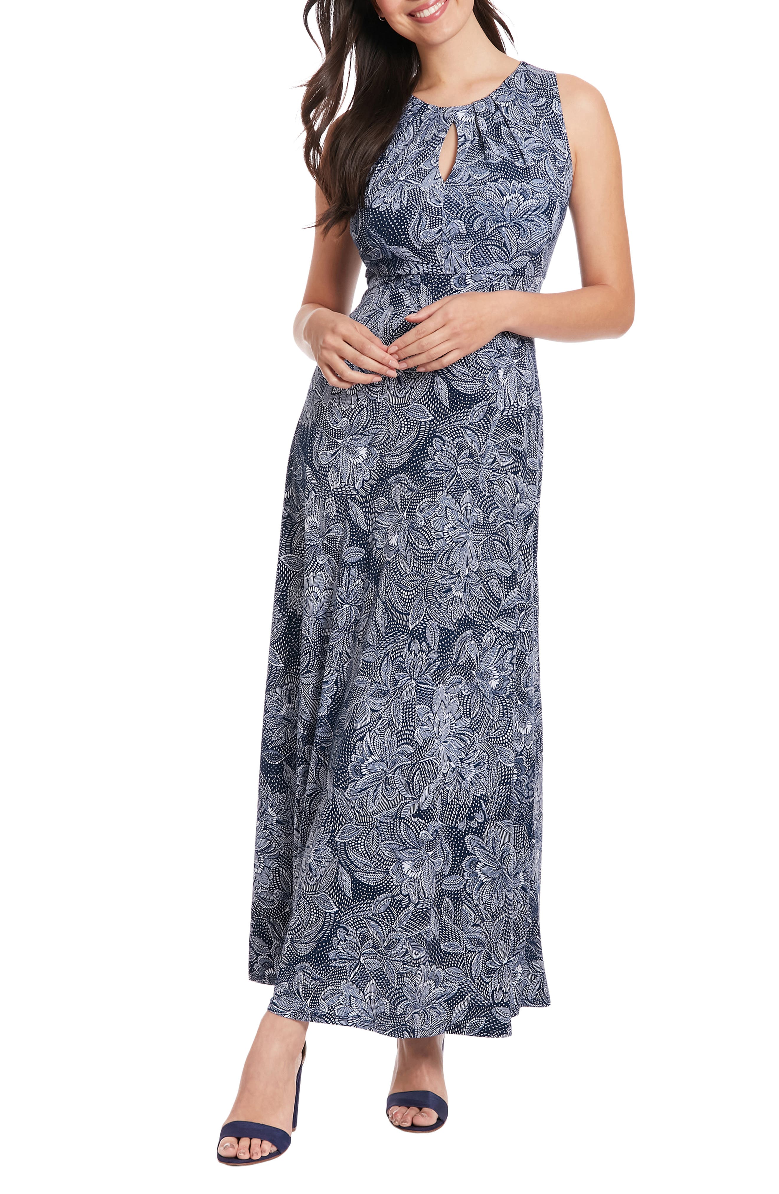 London Times Keyhole Maxi Dress | Nordstromrack