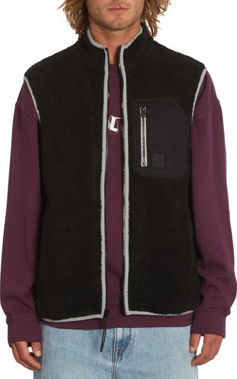 Volcom Muzzer Fuzzar Fleece Vest | Nordstrom