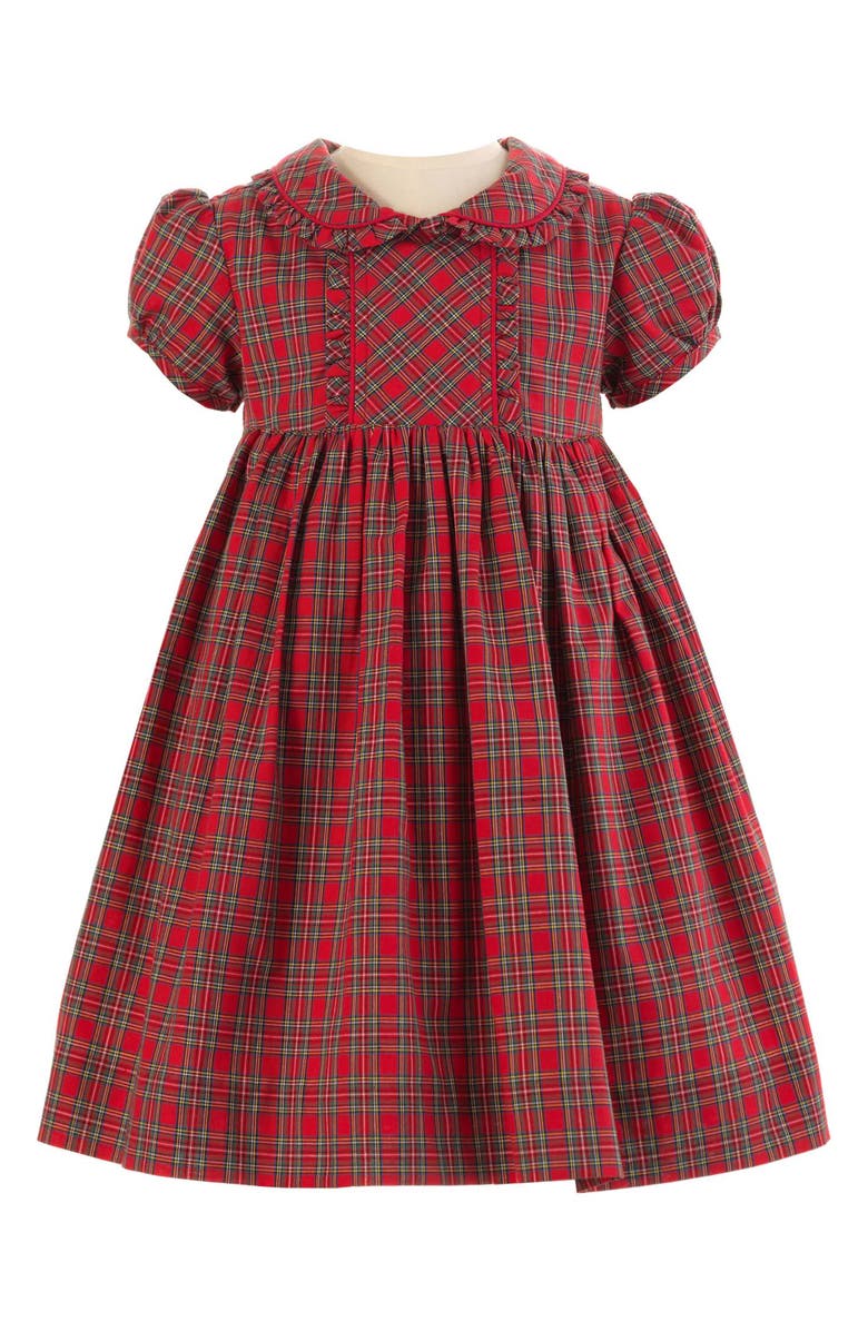 Rachel Riley Tartan Cotton Party Dress & Bloomers | Nordstrom