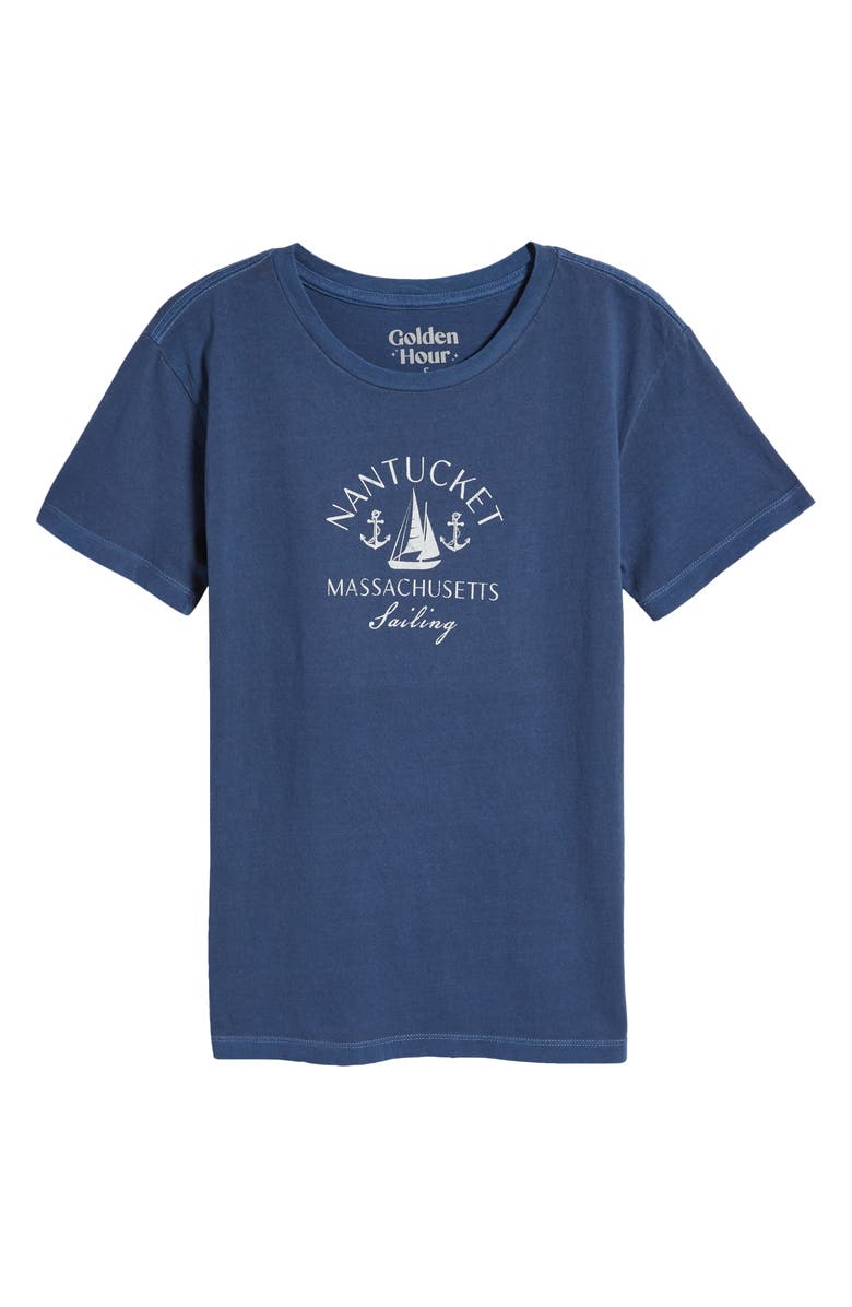 GOLDEN HOUR Nantucket Sailing Cotton Graphic T-Shirt | Nordstromrack