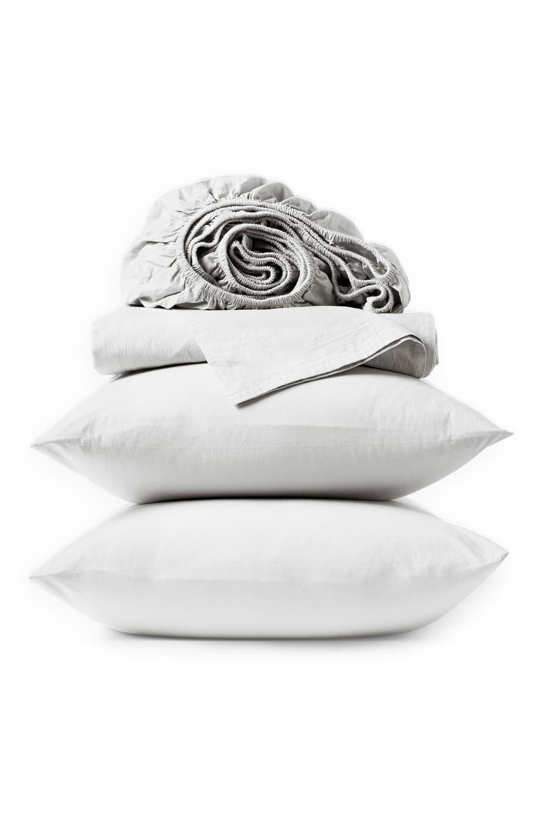Crinkled Organic Cotton Percale Sheet Set | Nordstrom