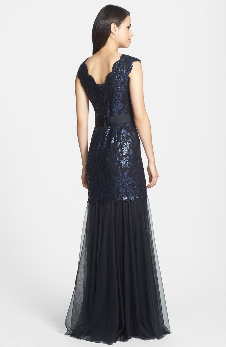 Tadashi Shoji Sequin Lace Mermaid Gown | Nordstrom