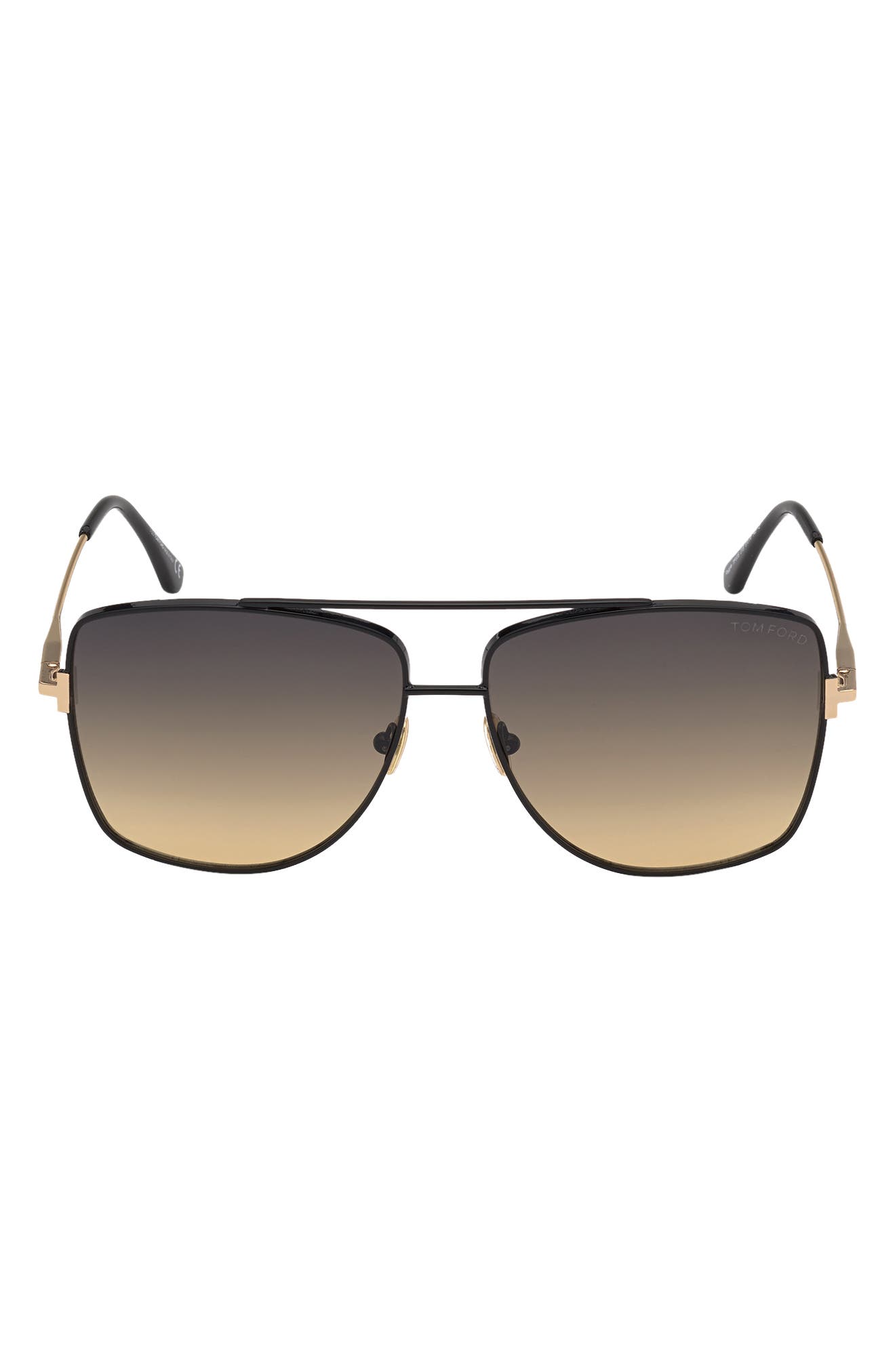 TOM FORD Reggie 61mm Gradient Aviator Sunglasses | Nordstrom