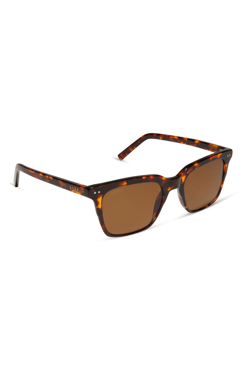 DIFF 52mm Billie Rich Square Polarized Sunglasses | Nordstromrack
