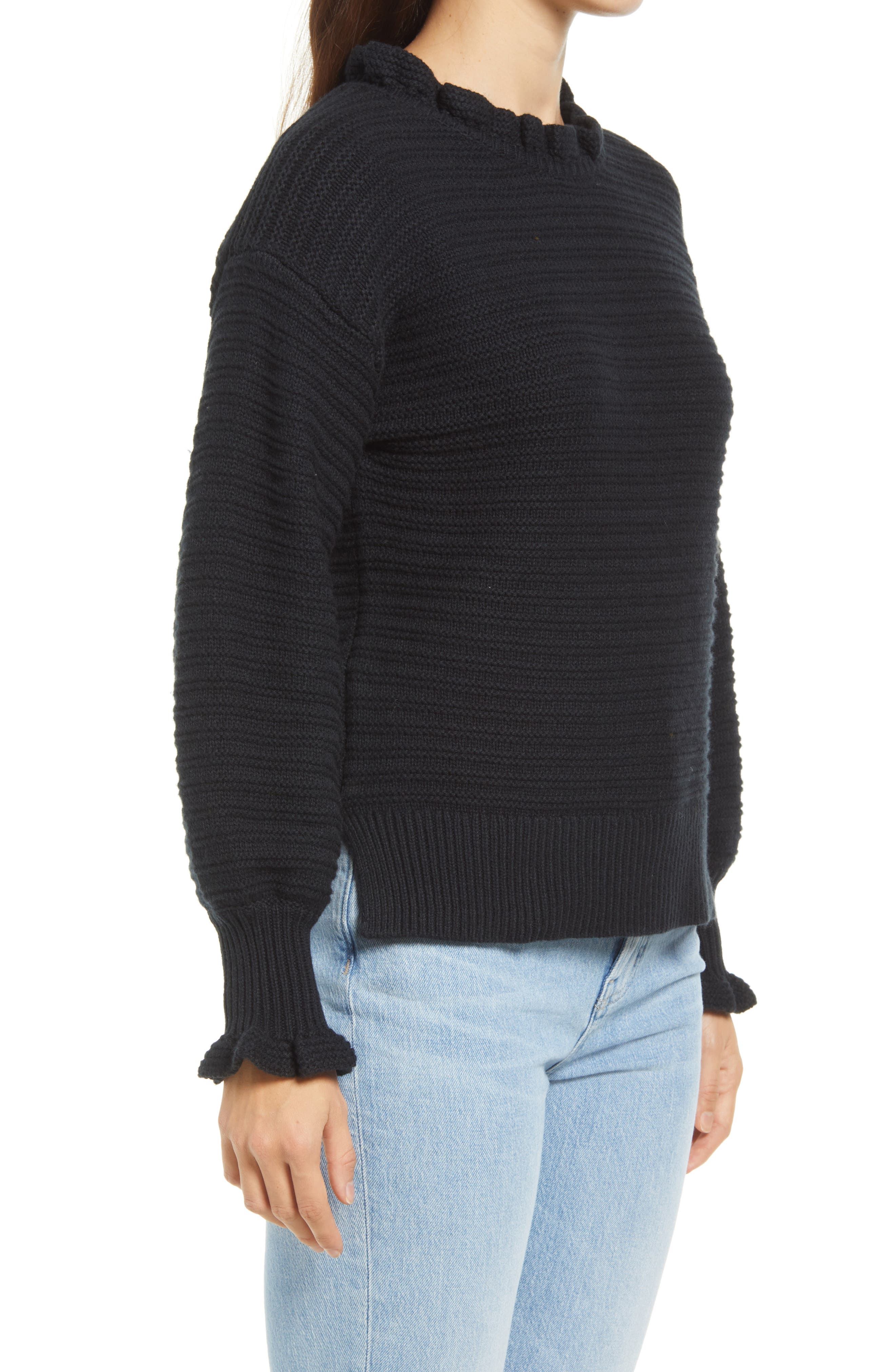 Madewell Ruffle Neck Sweater | Nordstromrack