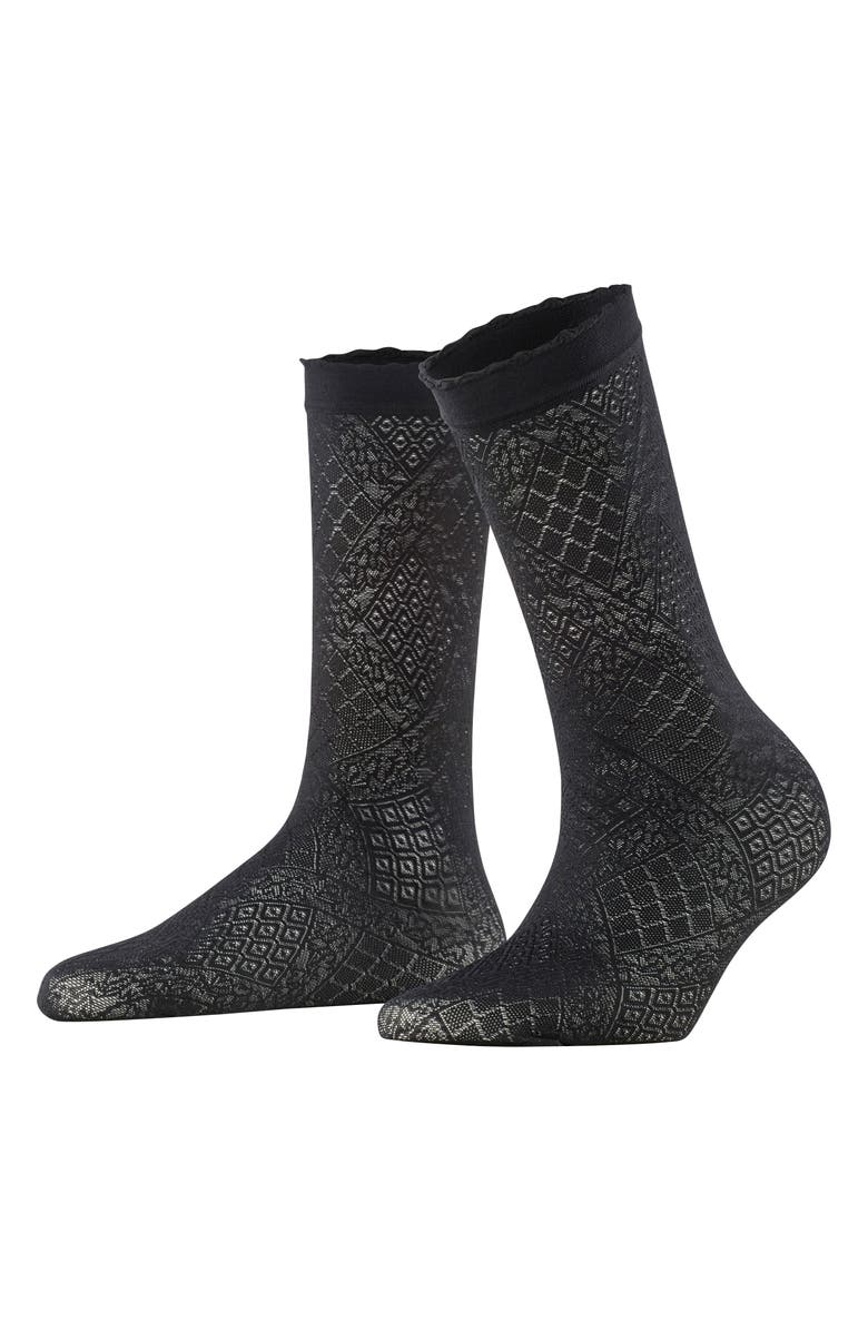 Falke Ultra Romantic Lace Crew Socks | Nordstromrack