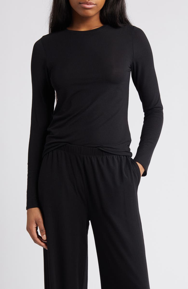 Open Edit Dreamy Rib Sleep Top | Nordstromrack