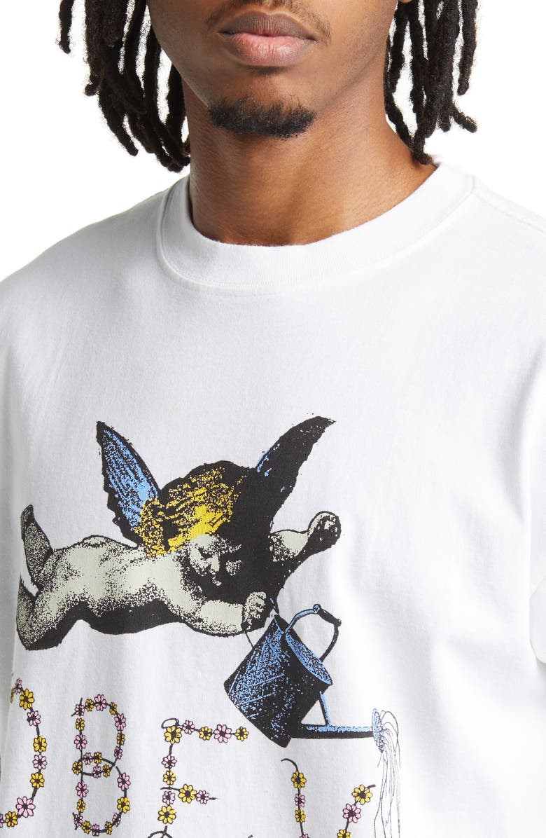 Obey Flower Angel Graphic T-Shirt | Nordstrom