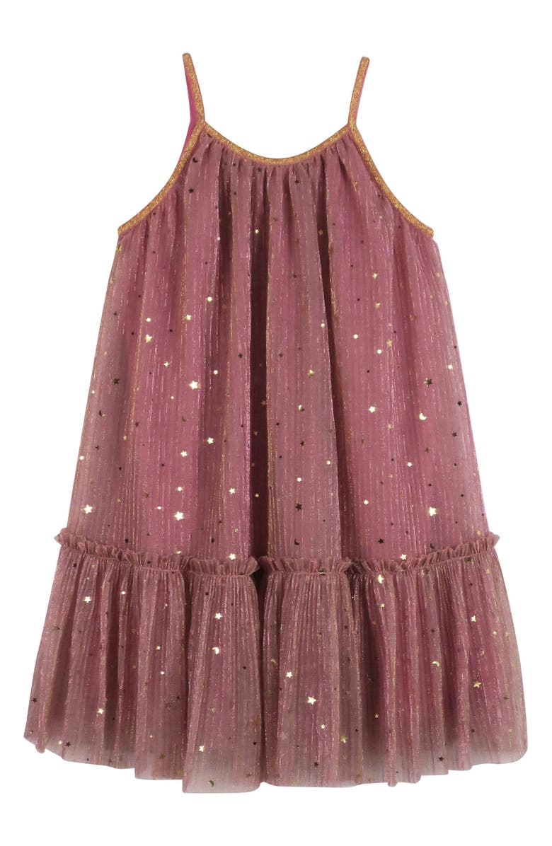 Zunie Kids' Star Confetti Pleated Party Dress | Nordstromrack