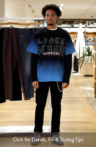 SANTO STUDIO Ryan Sheckler Edition Graphic Layered Long Sleeve Cotton T ...