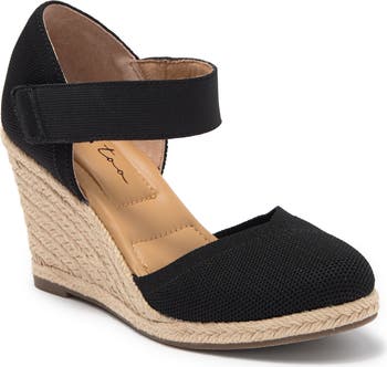 Me Too Mesh Upper Strappy Espadrille Wedge (Women) | Nordstromrack