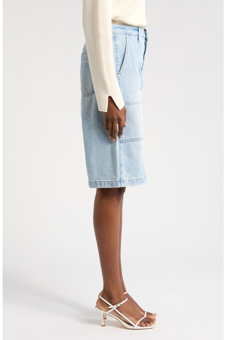 Carter High Waist Denim Carpenter Bermuda Shorts (Women) | Nordstromrack