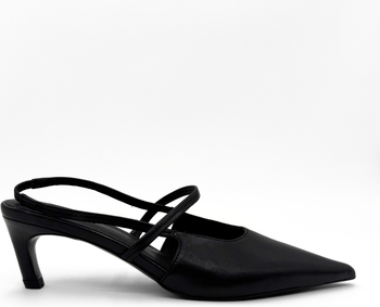 Amie Rafa Connie Slingback Leather Heels | Nordstrom