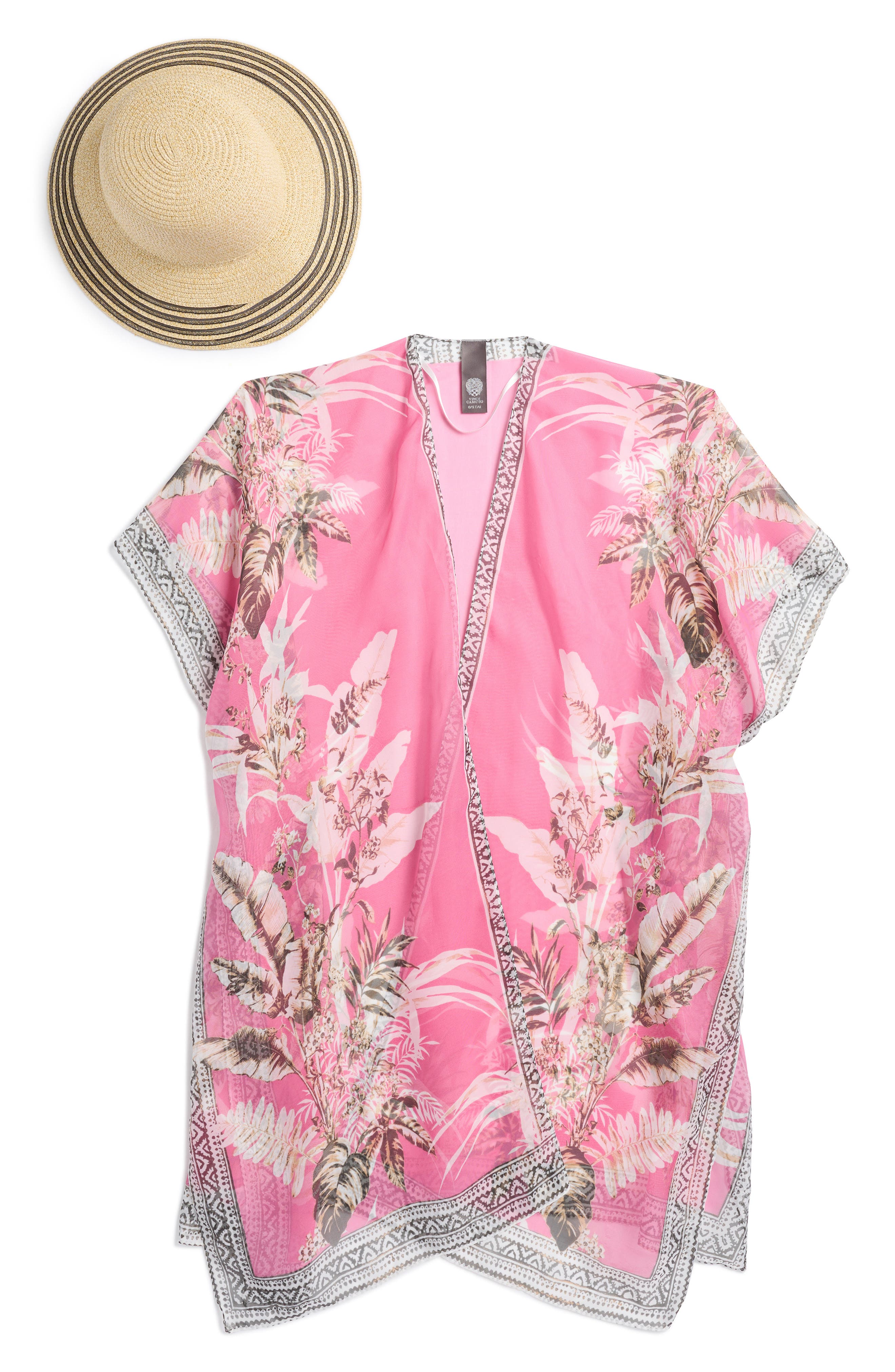 Vince Camuto Banana Duster & Hat Set | Nordstromrack