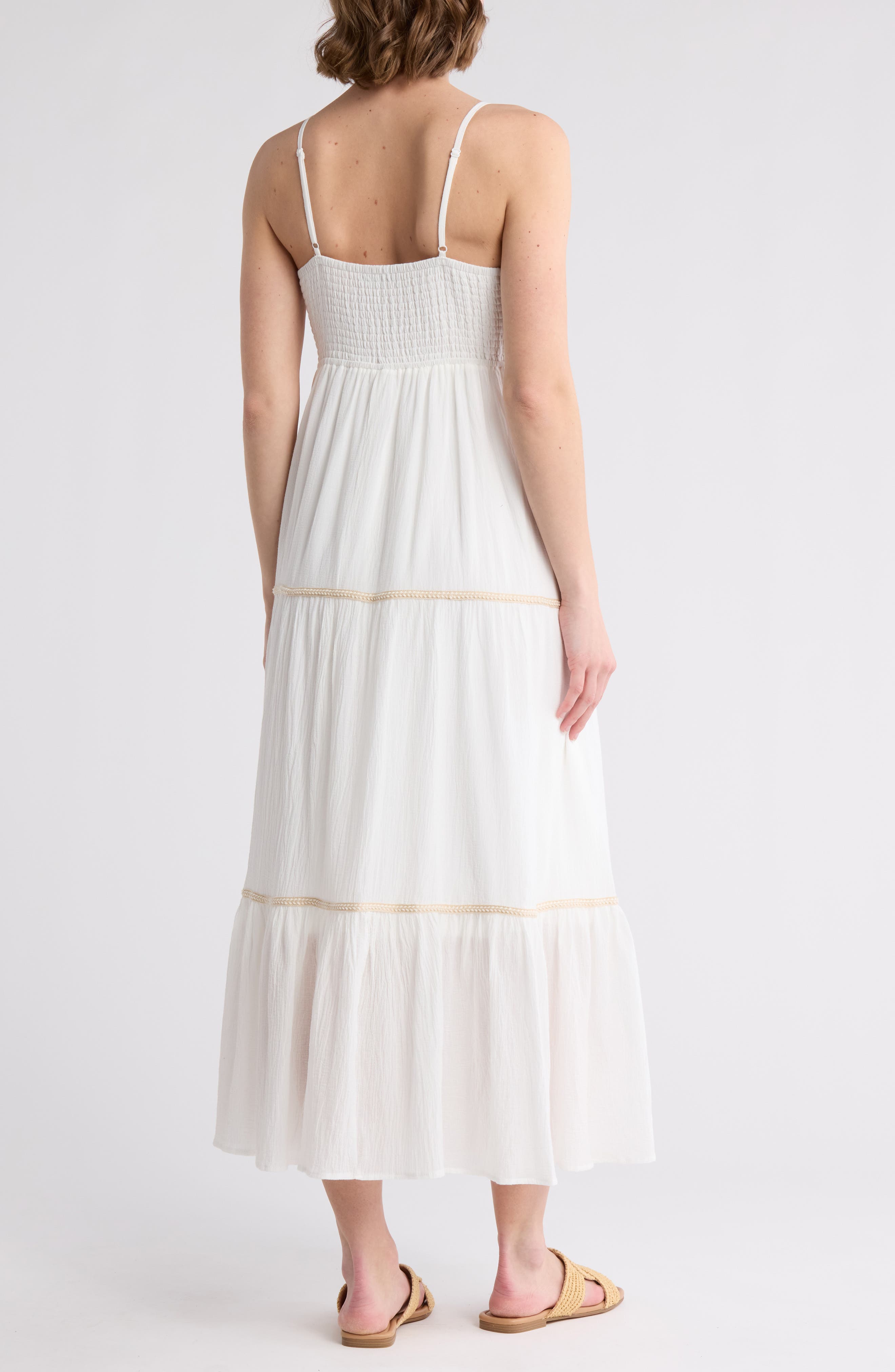WISHLIST Tiered Cotton Maxi Dress | Nordstromrack