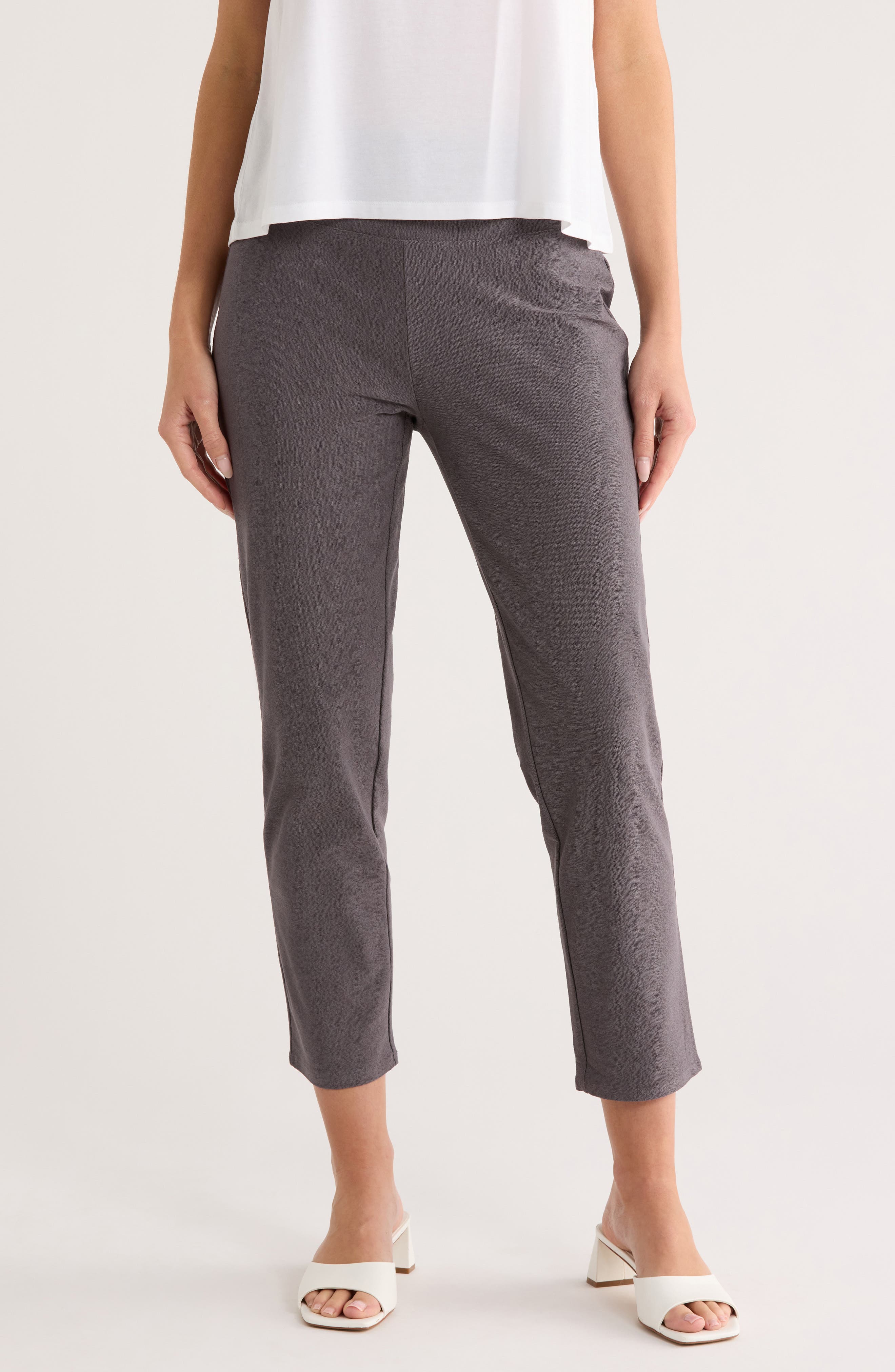 Eileen Fisher High Waist Slim Leg Pants | Nordstromrack