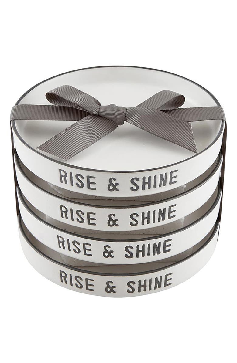 CREATIVE BRANDS Set of 4 Rise & Shine Ceramic Plates | Nordstromrack