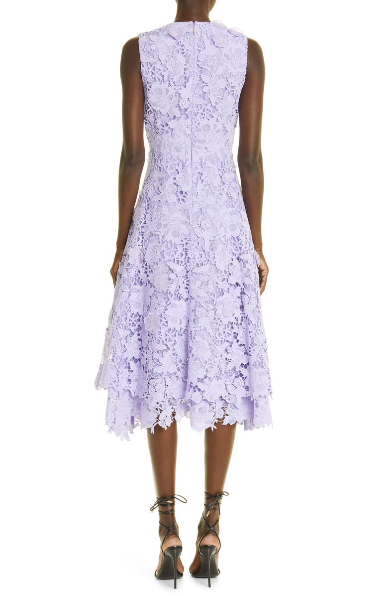 Jason Wu Collection Asymmetric Hem Floral Guipure Lace Midi Dress ...