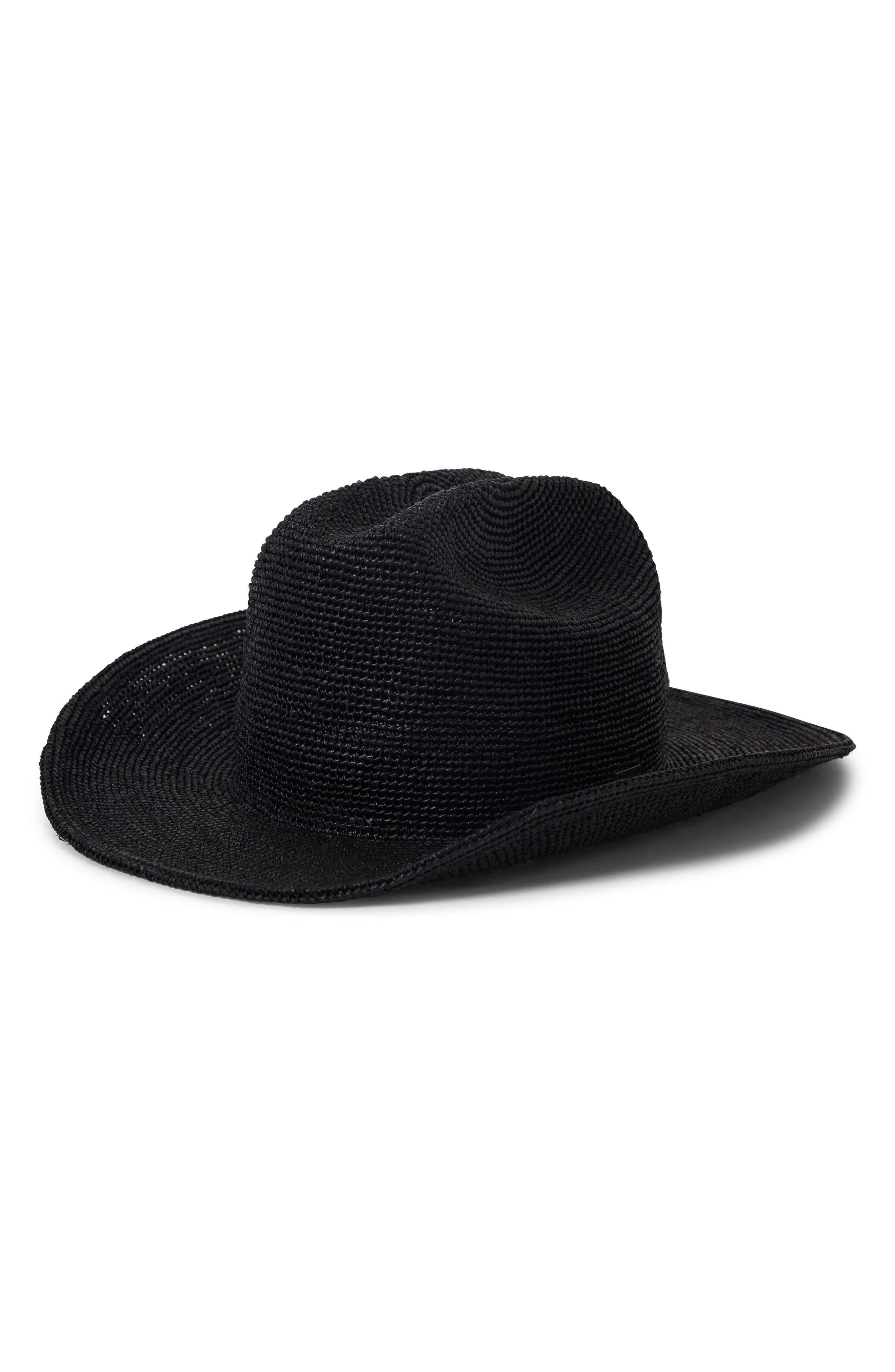 Brixton Odessa Packable Straw Cowboy Hat | Nordstrom