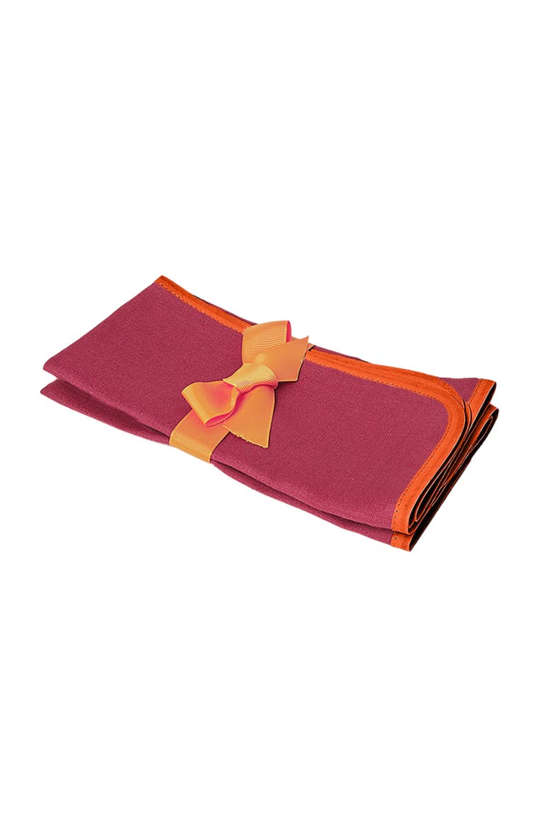La DoubleJ Large Napkins Set Of 2 (45X45) Rainbow Raspberry | Nordstrom