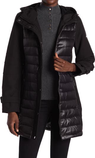 BCBG Mixed Media Puffer Jacket | Nordstromrack
