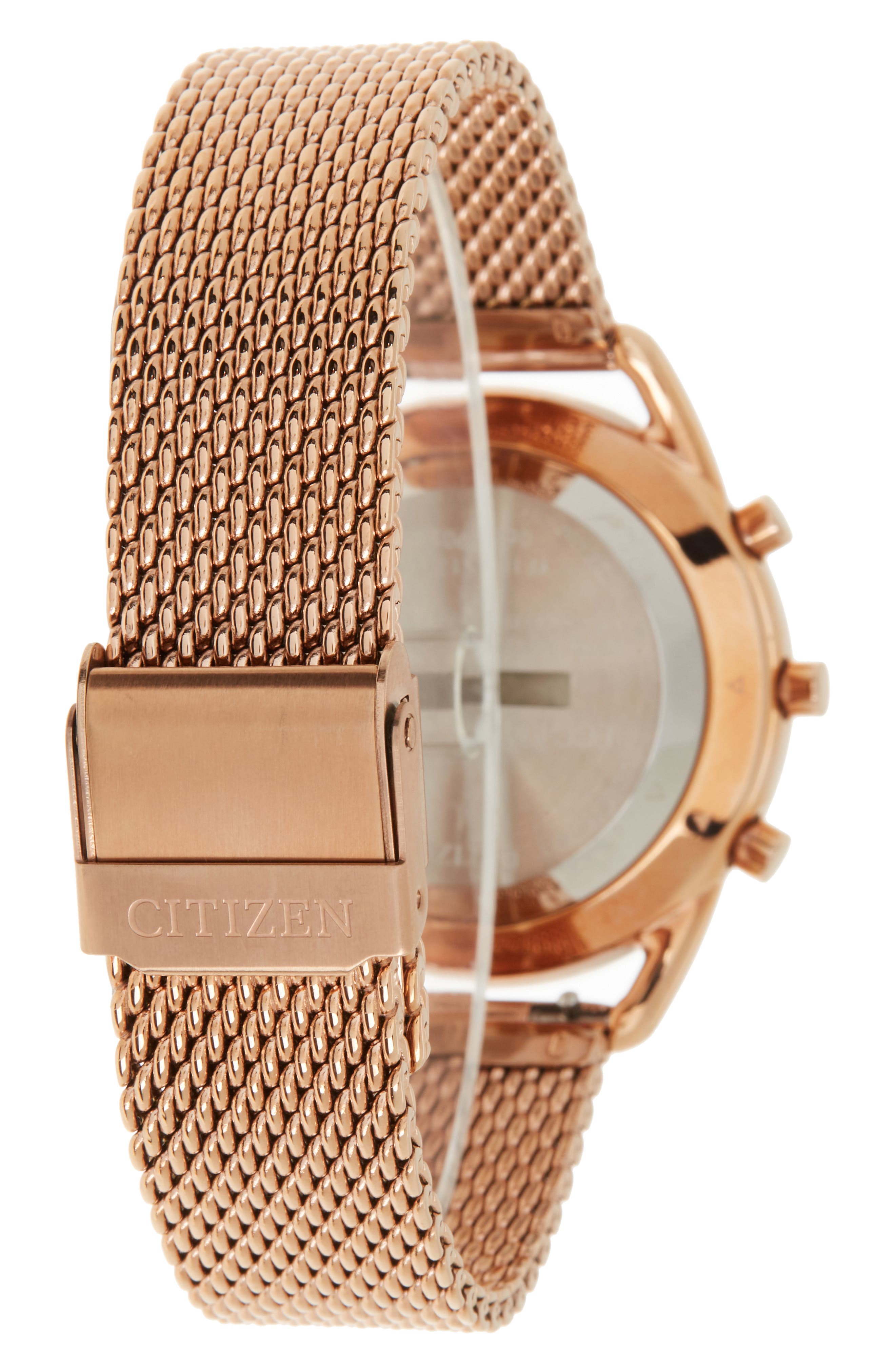 Citizen Women's Rose Gold-Tone Connectivity Bracelet Watch, 36mm ...