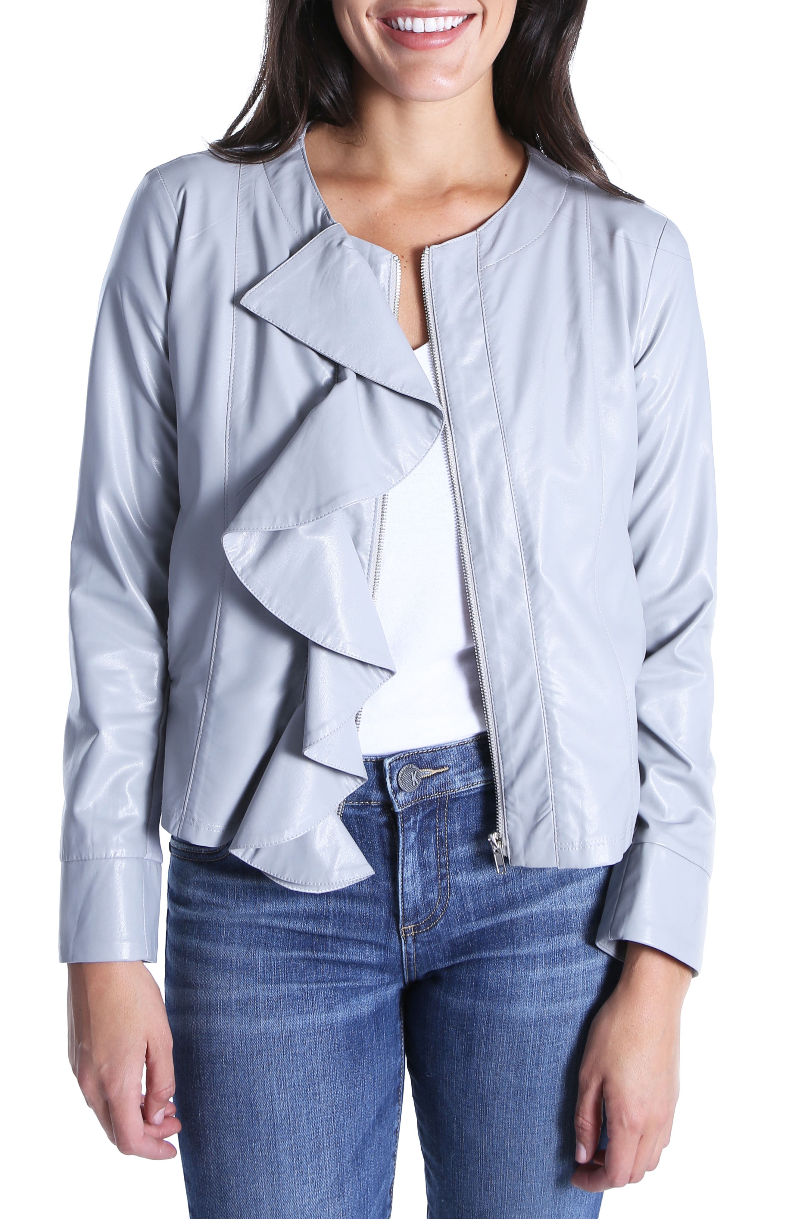 KUT from the Kloth Dahliana Faux Leather Jacket | Nordstrom