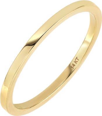 Bony Levy 14K Yellow Gold Stackable Slim Band Ring | Nordstromrack