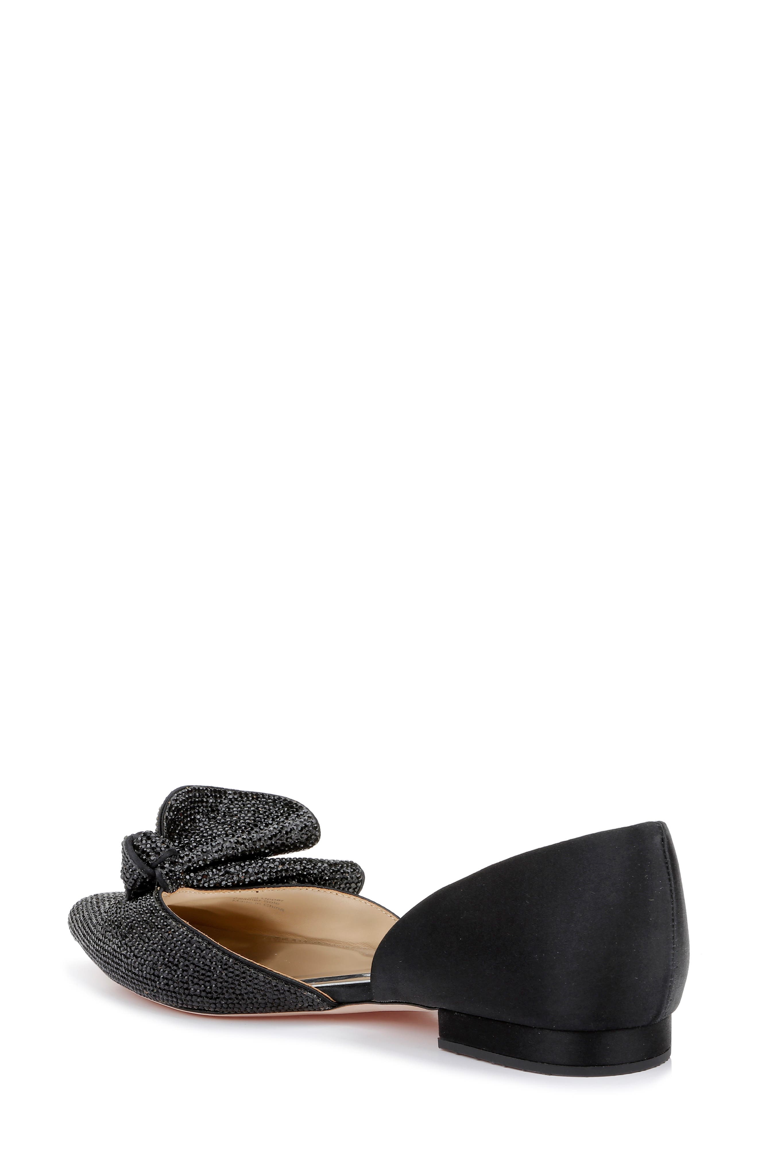 Badgley Mischka Collection Ileana Pointed Toe d'Orsay Flat (Women ...