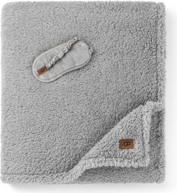 UGG® Road Trip Throw & Eye Mask Travel Set | Nordstrom