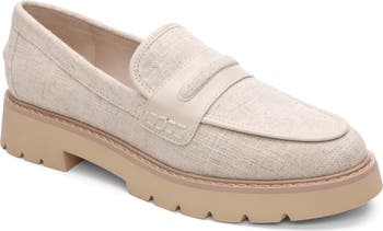 Sanctuary Westside Lite Linen Platform Loafer (Women) | Nordstrom