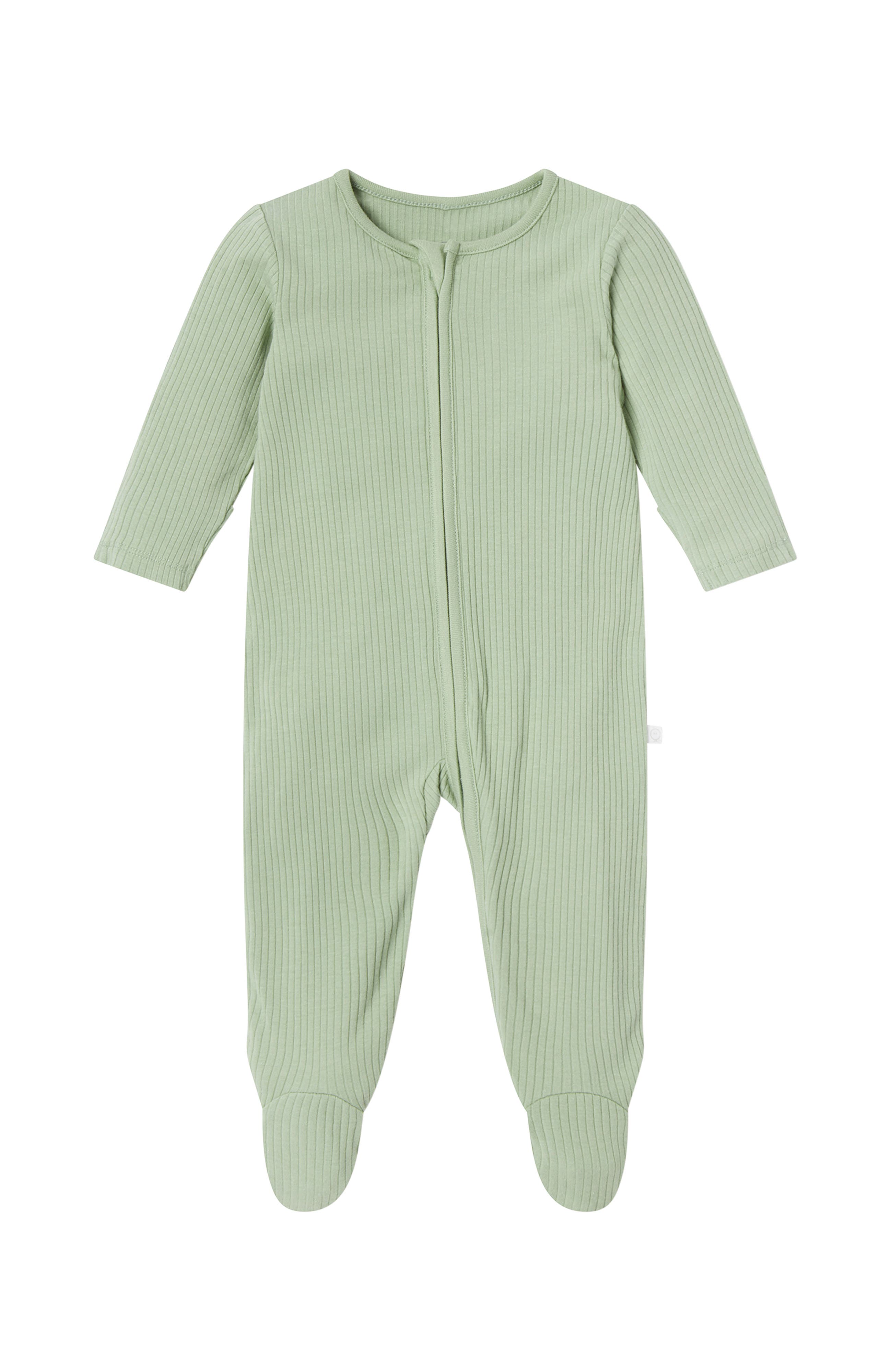 MORI Ribbed Two Way Zip-Up Sleepsuit | Nordstrom