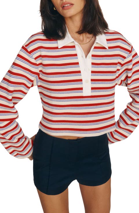 Women's Red Striped Tops | Nordstrom
