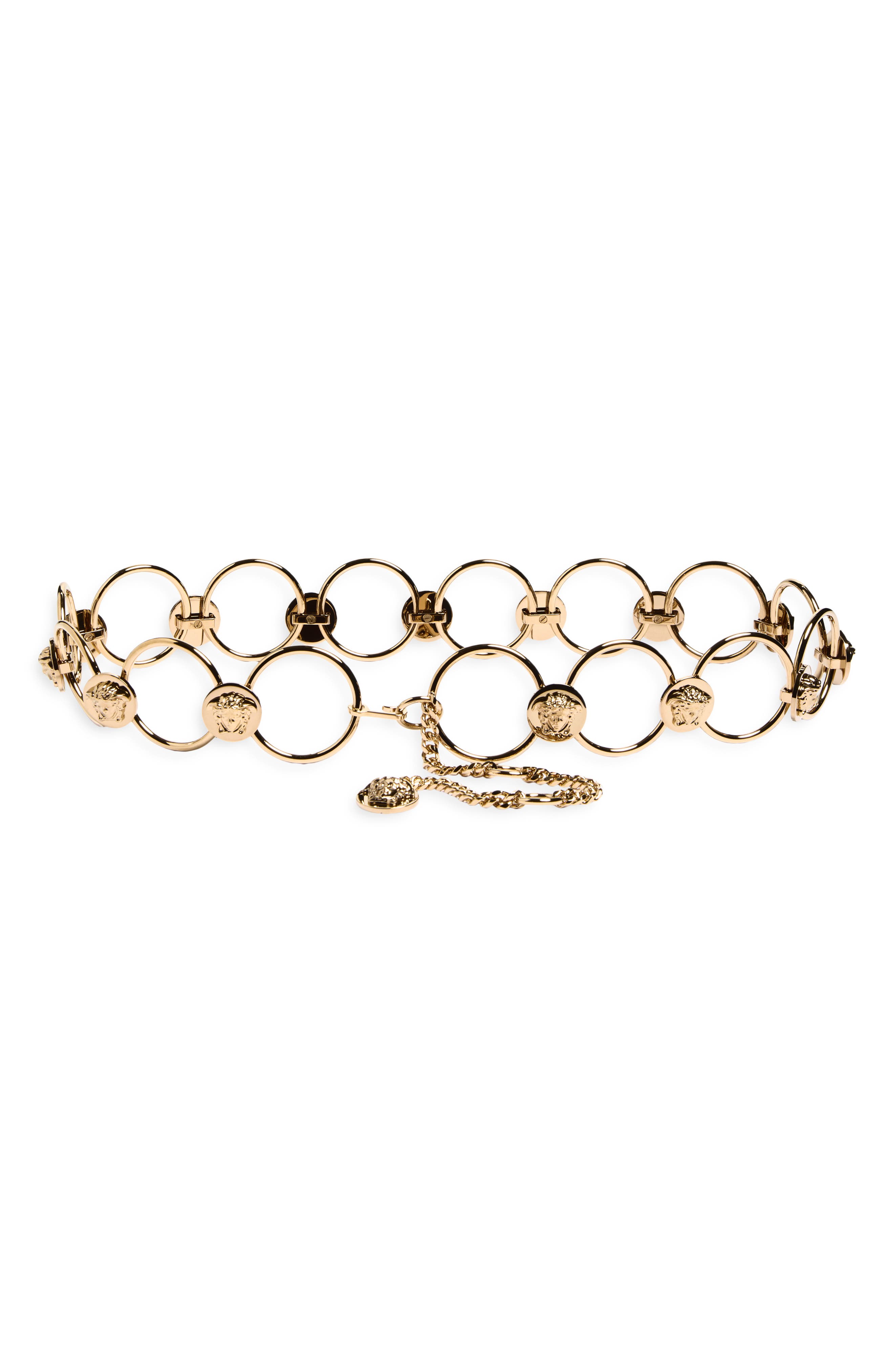 Versace Medusa Circle Link Chain Belt | Nordstrom