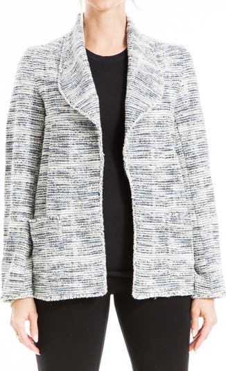 MAX STUDIO Tweed Patch Pocket Jacket | Nordstromrack