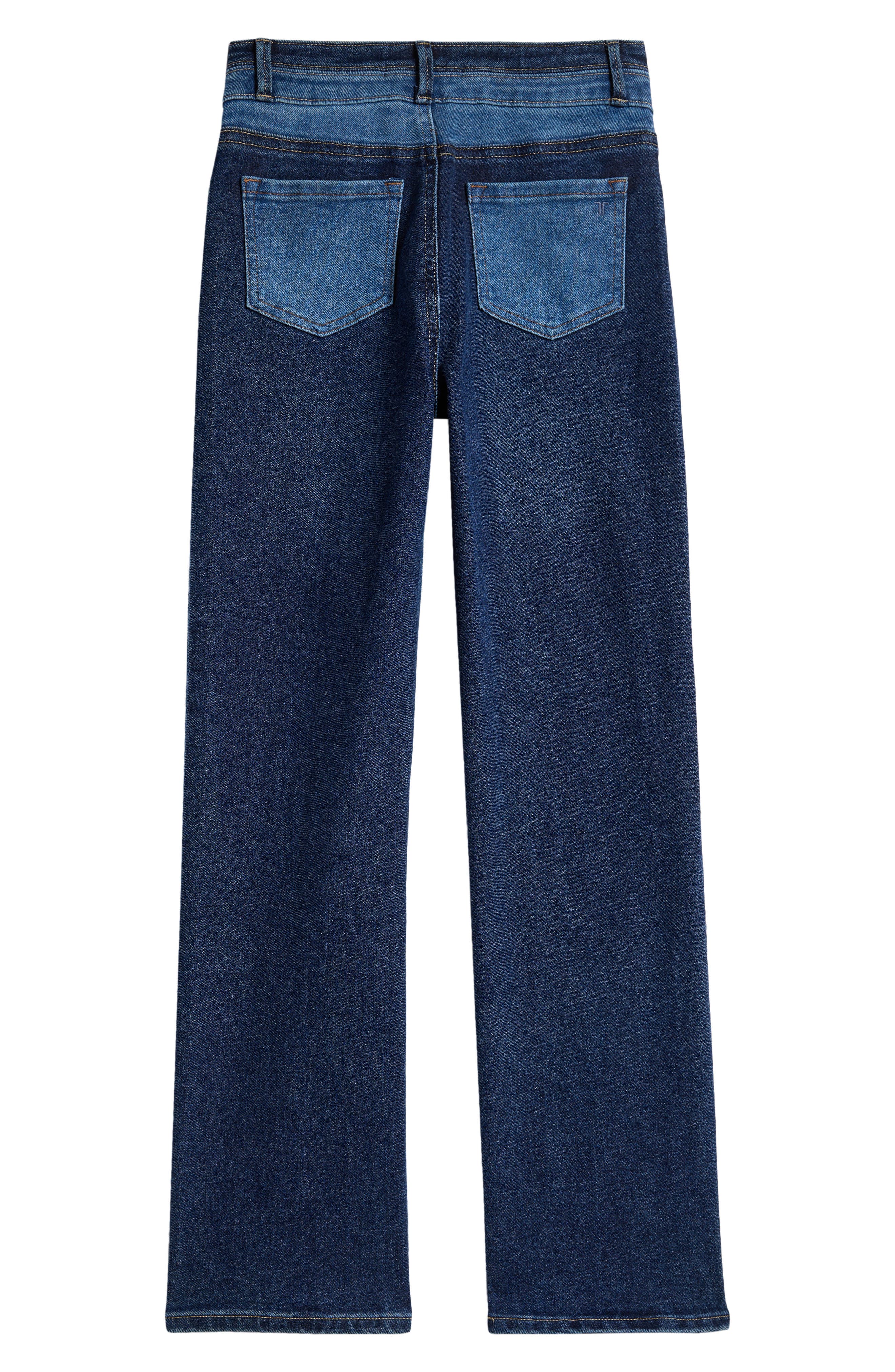 Tractr Kids' Two-Tone Straight Leg Jeans | Nordstromrack