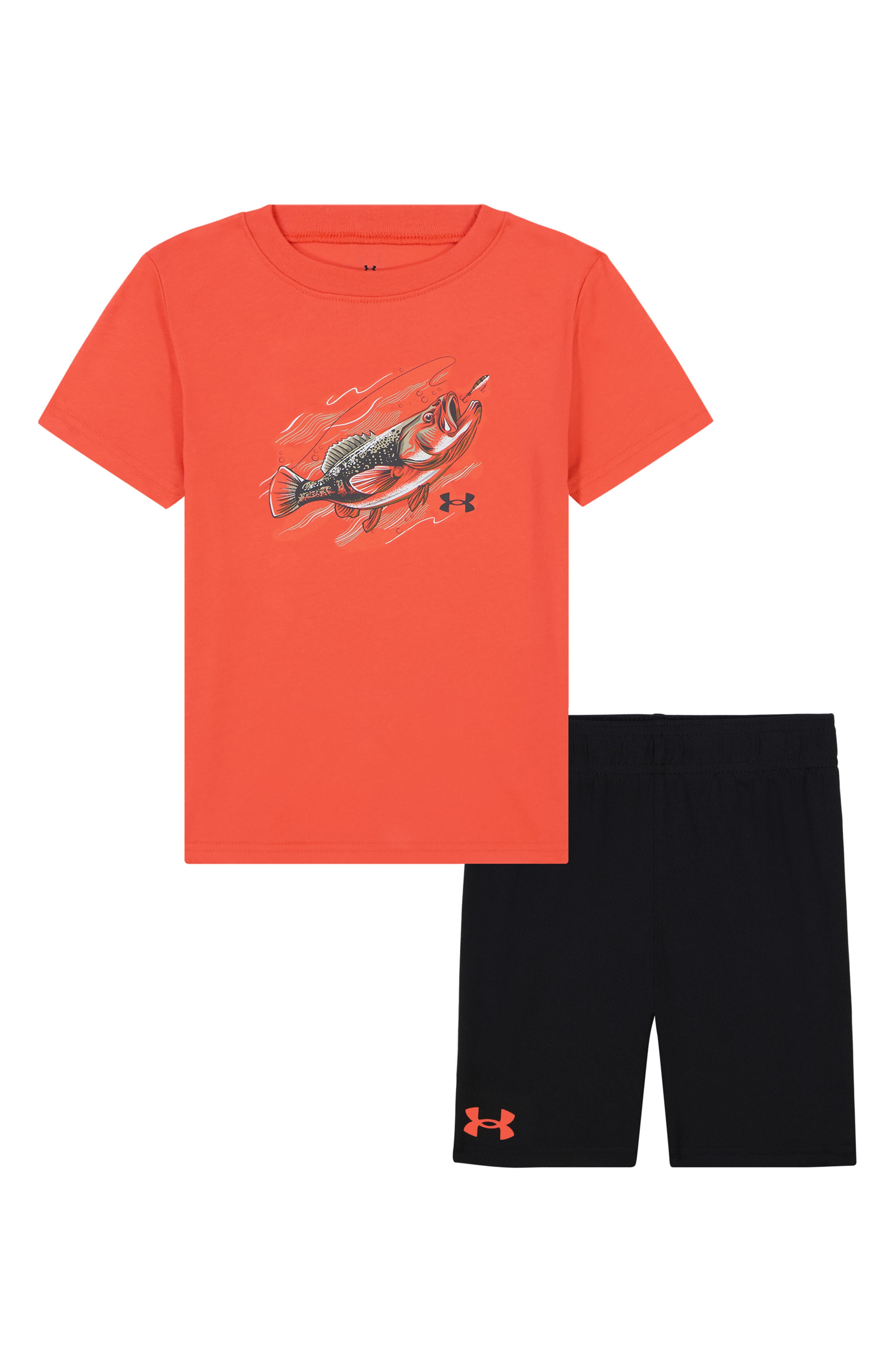 Under Armour Kids' Bass Performance T-Shirt & Shorts Set | Nordstromrack
