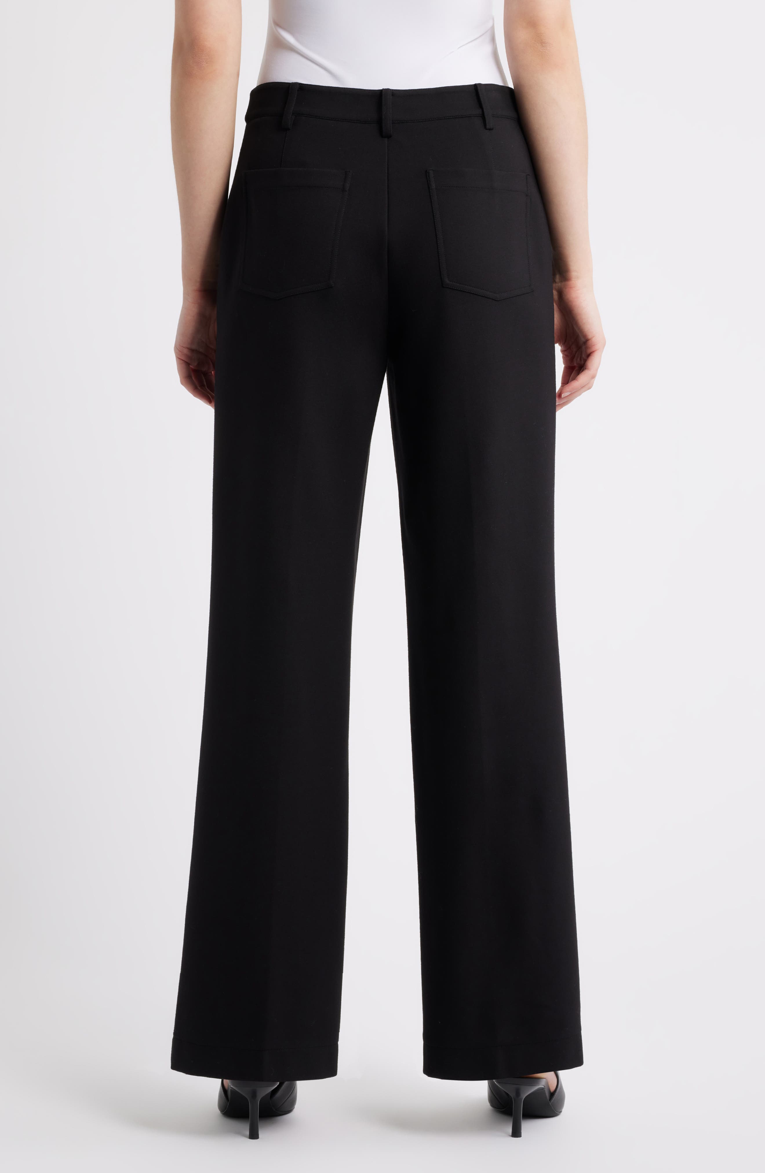 Elie Tahari The Saddy Inverted Pleat Wide Leg Pants | Nordstrom