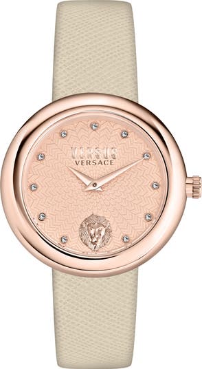 VERSUS Versace Versus Lea Leather Strap Watch, 35mm | Nordstromrack