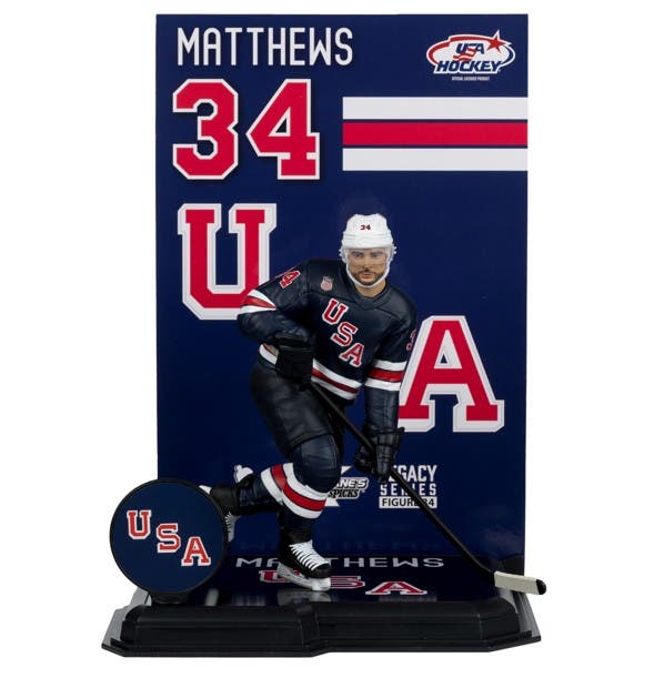 McFarlane Auston Matthews (USA Hockey) Olympics 7" Posed Figure ...