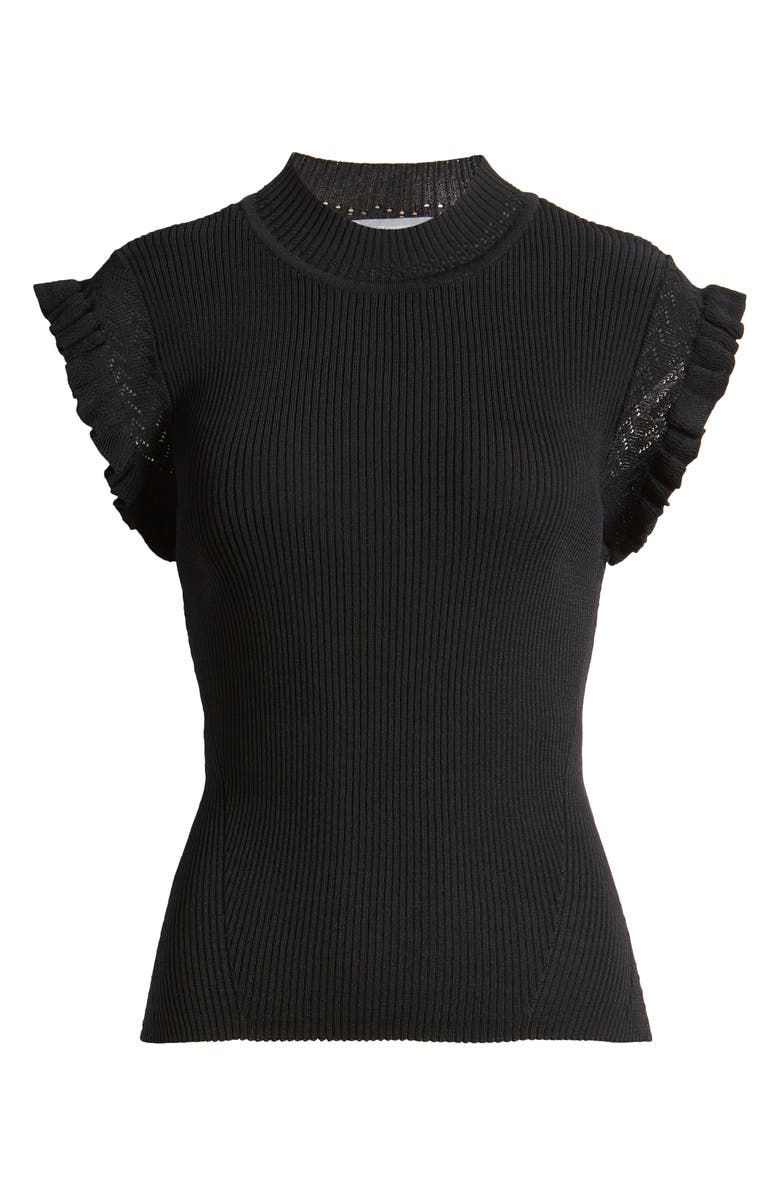 Wit & Wisdom Ruffle Cuff Rib Sweater | Nordstromrack
