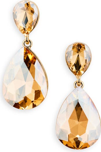 Cara Pear Cut Crystal Drop Earrings | Nordstromrack