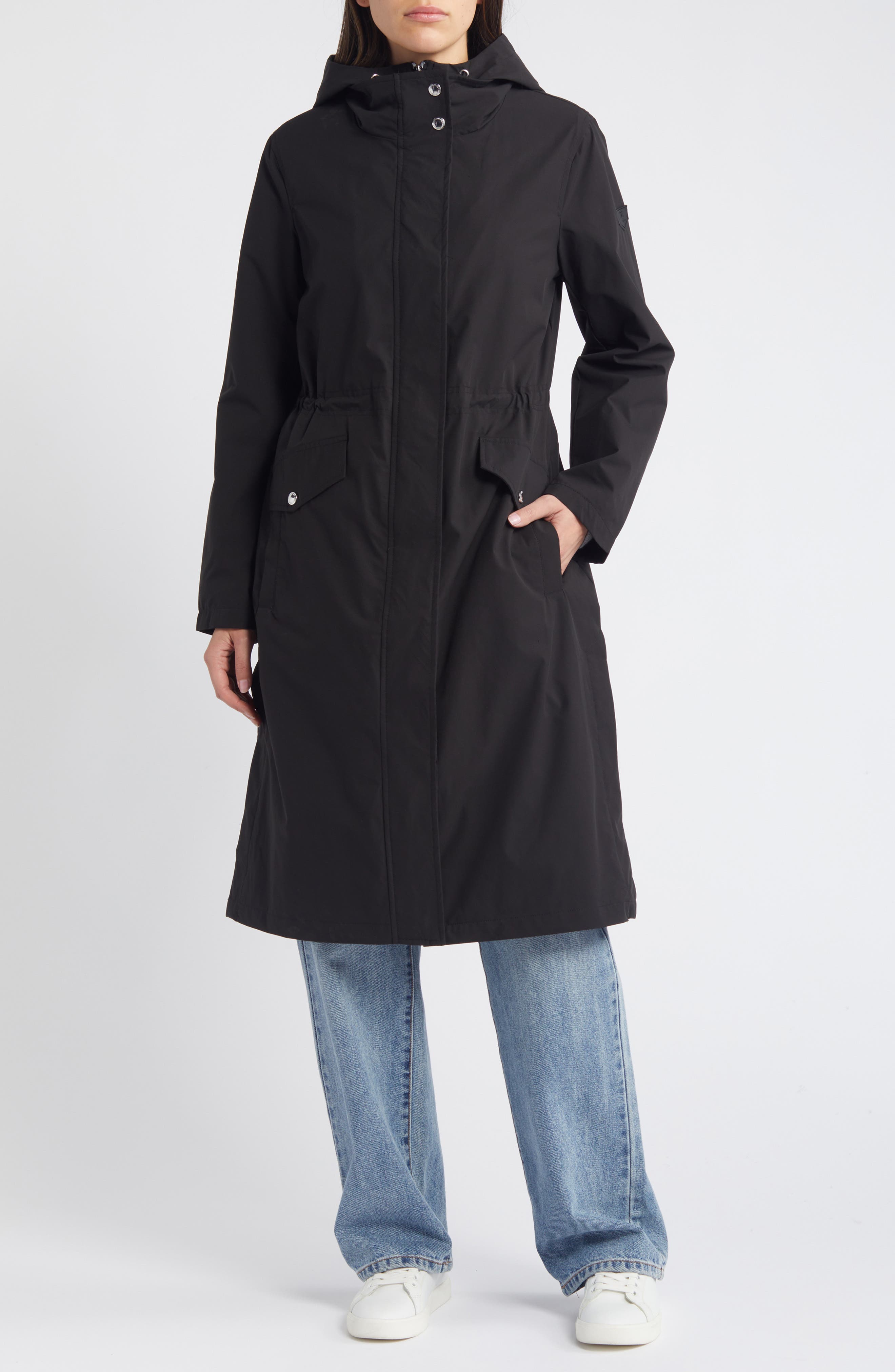 Sam Edelman Longline Hooded Jacket | Nordstrom